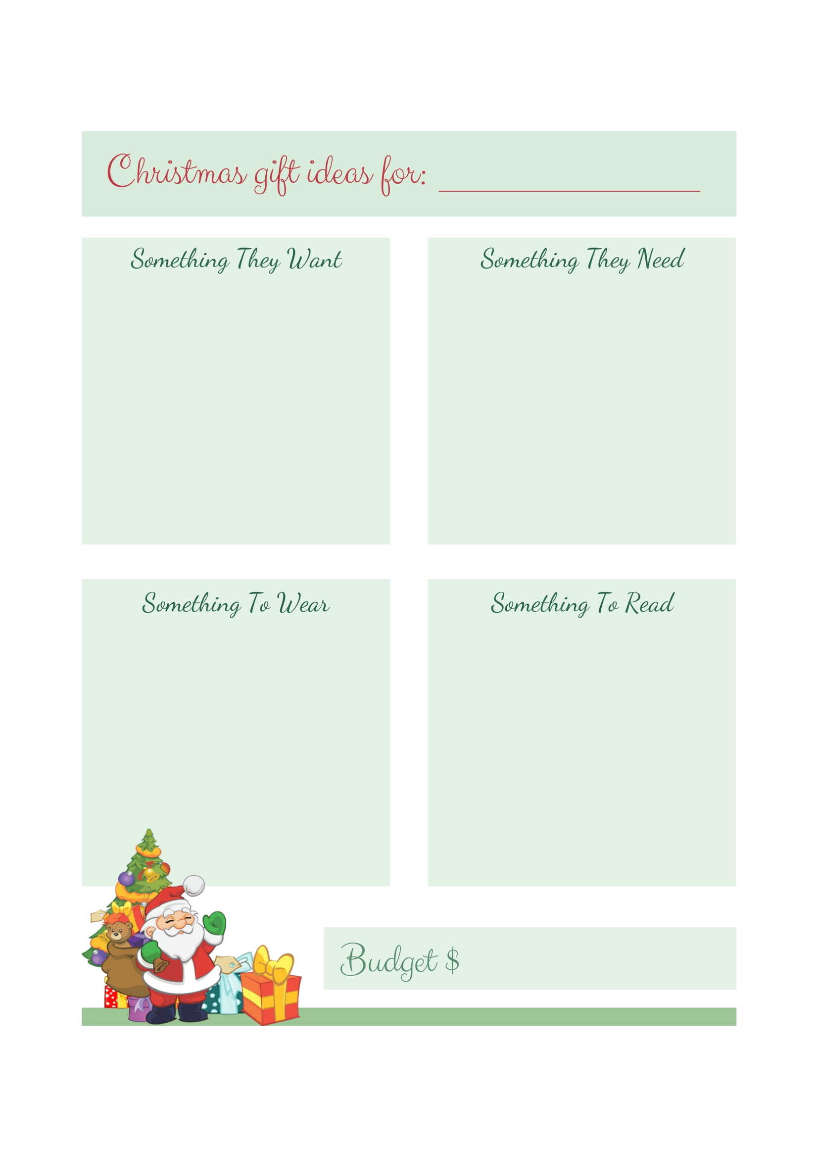 Printable Letter to Santa template pack - Organised Chic